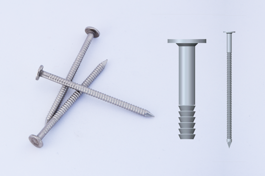 Pointe Inox A4 Ø 2.7 Annelé Tête Plate 1kg - Pointes Direct